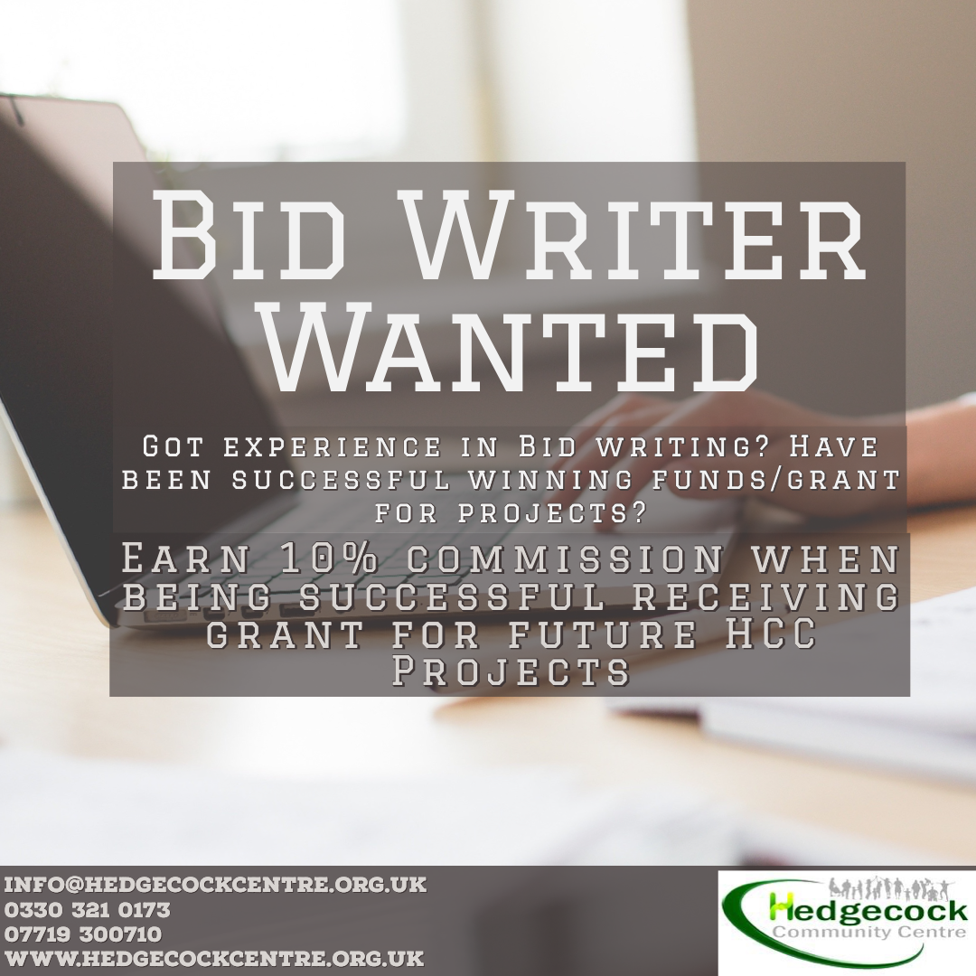 Bid Writer Wanted